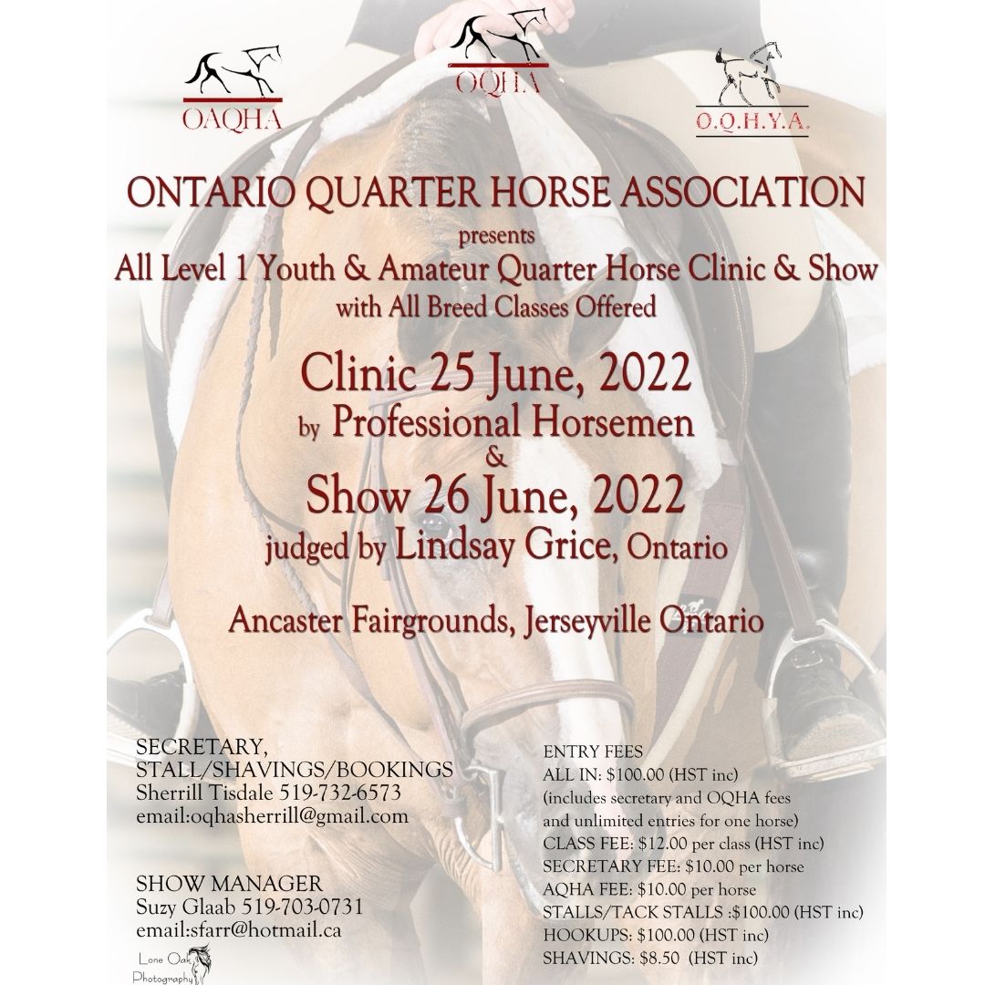 Level 1 Show & Clinic - June 25&26